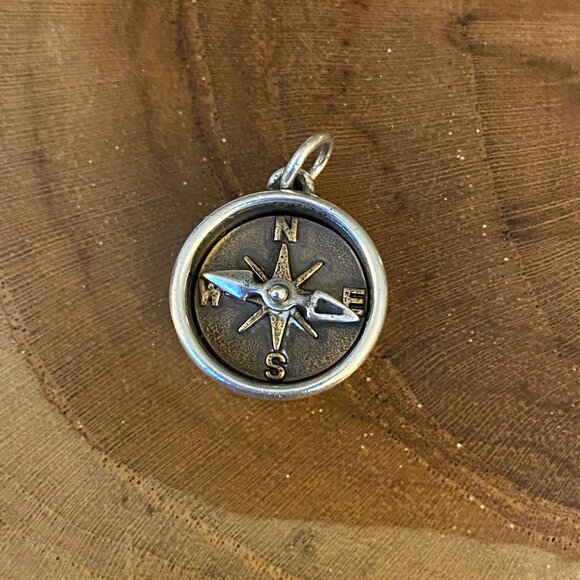 James Avery | Jewelry | Retired James Avery Compass Charm Sterling ...